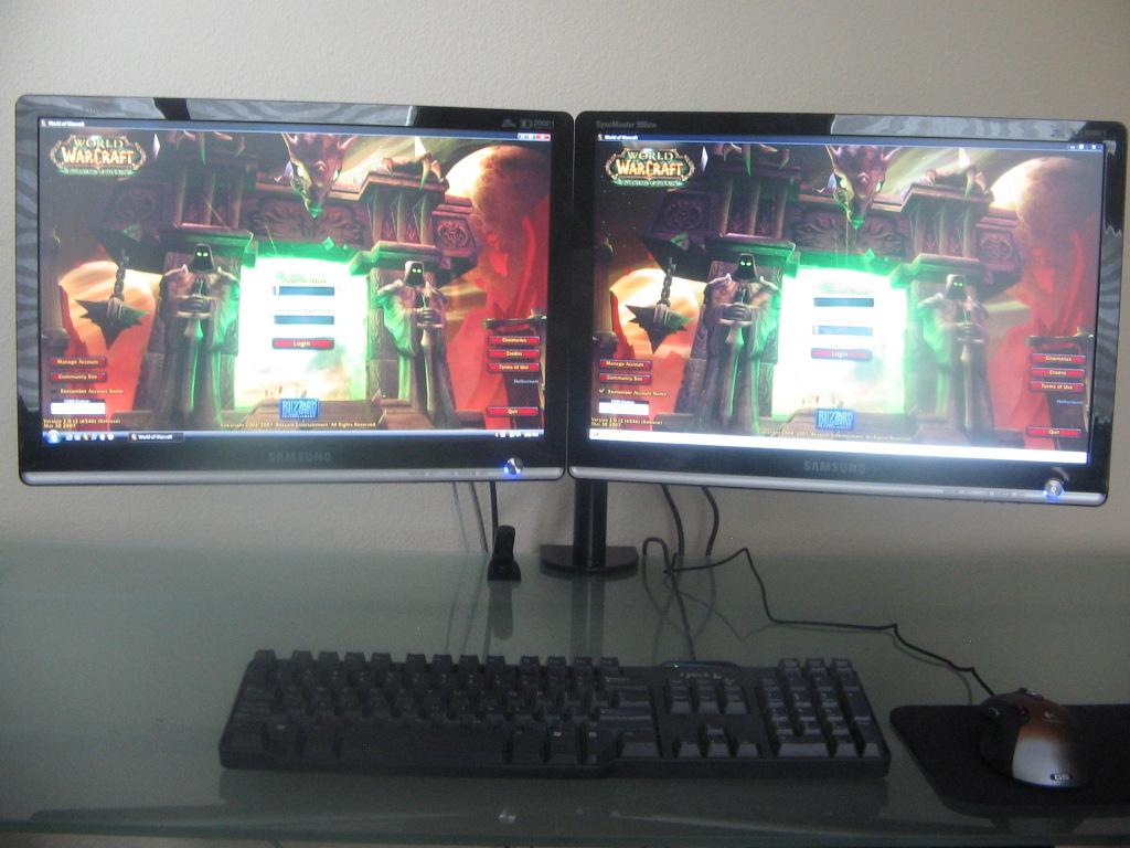 Dual monitor para WoW y Ventrilo - ⚡ SUBIR DE NIVEL