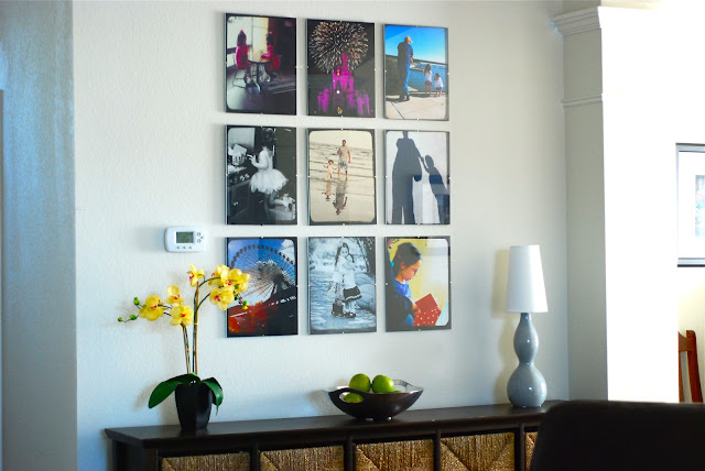 better than i could have imagined: Photo Display Wall