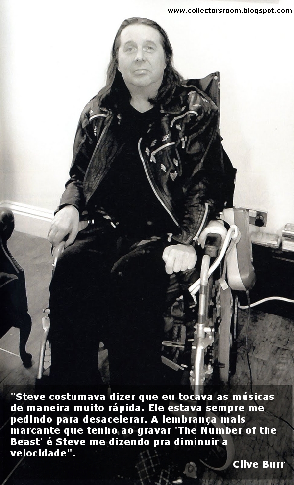 Clive Burr, 55 anos hoje