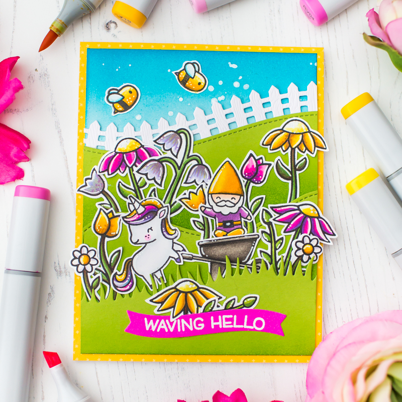 Lawn Fawn Spring Series | Creative Copic Coloring - Mona Tóth