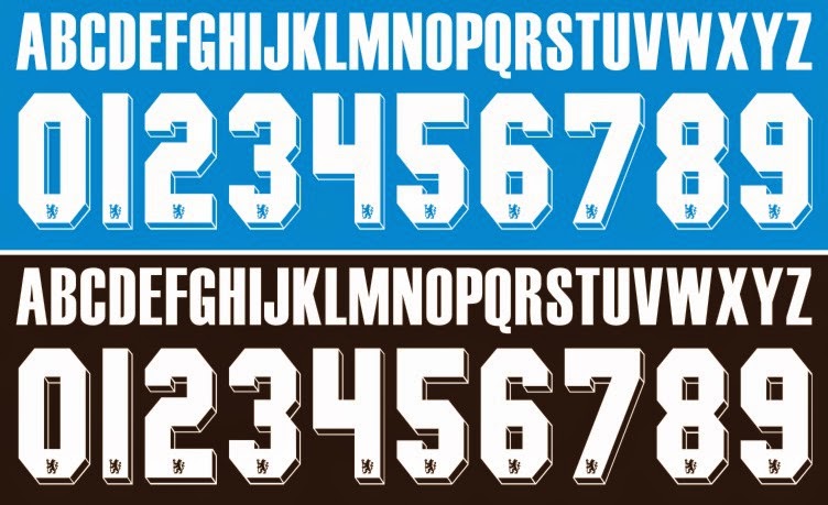 Chelsea 2011-12 Font