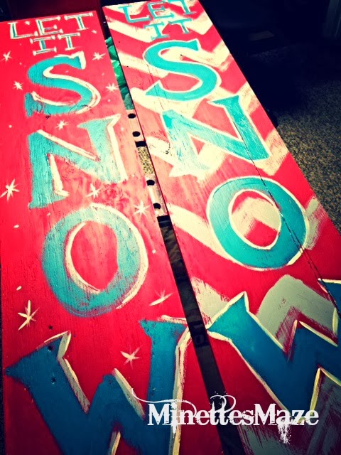 MinettesMaze: DIY Holiday Sign