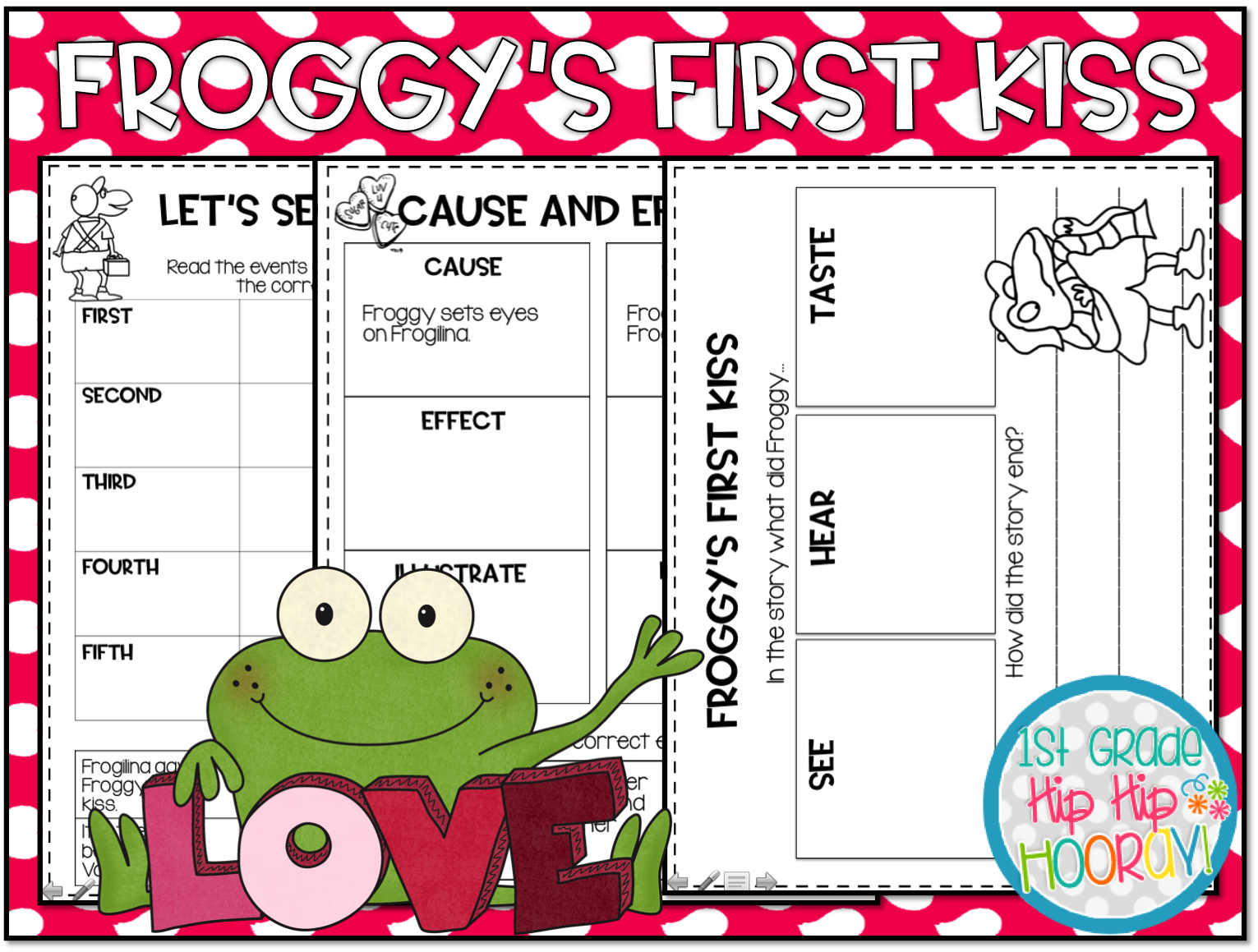 1st Grade Hip Hip Hooray!: Froggy First Kiss!