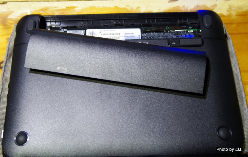 こほ の 趣味の部屋: ネットブック HP Mini 110-4120TU SSD換装