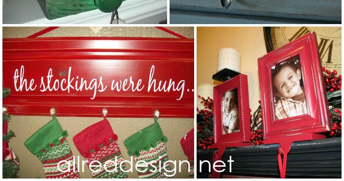 Allred Design Blog: DIY Stocking Hanger Ideas