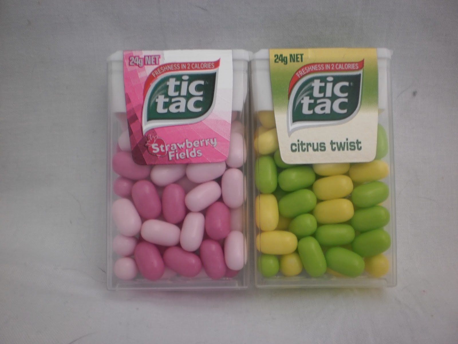 Junk Food Journal: Tic Tac: Strawberry Fields and Citrus Twist