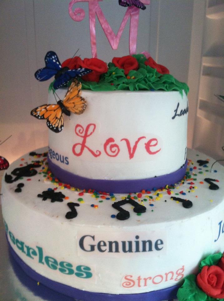 Introducing....: An Inspirational Cake for an inspirational young lady