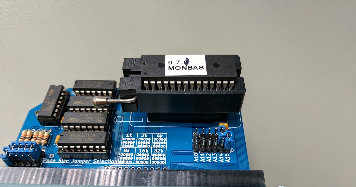 Ancient Computing: RC2014 Pageable ROM with a 28C256 EEPROM