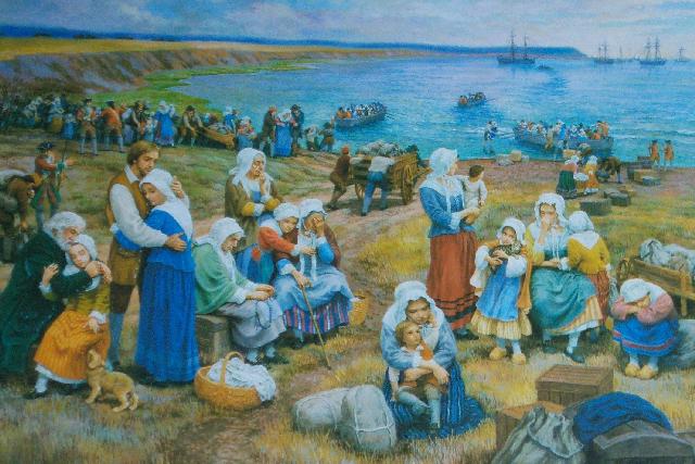 American History: The Acadians were...