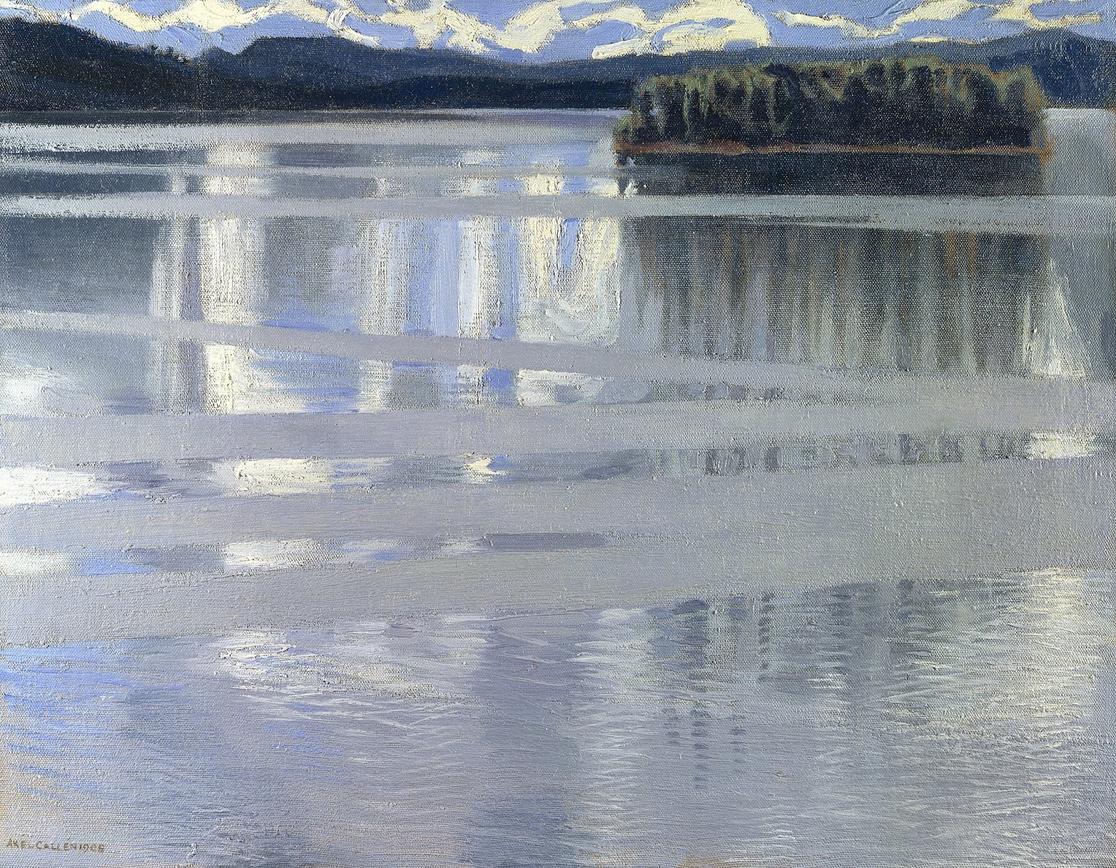 Enjoy some Damn Fine Art : Akseli Gallen Kallela. Lake Keitele, 1905 ...