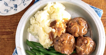 lamb rissoles with onion gravy recipe -Taste USA