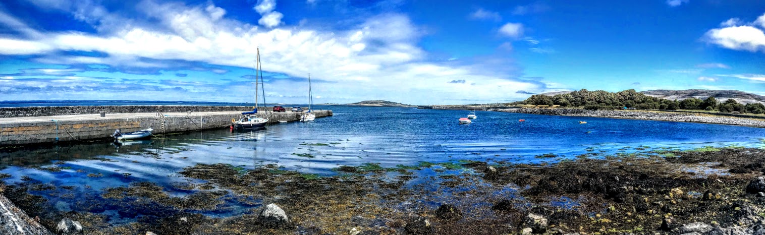 Patrick Comerford: The harbour at Ballyvaughan is the entrance to the ...