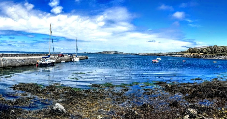 Patrick Comerford: The harbour at Ballyvaughan is the entrance to the ...