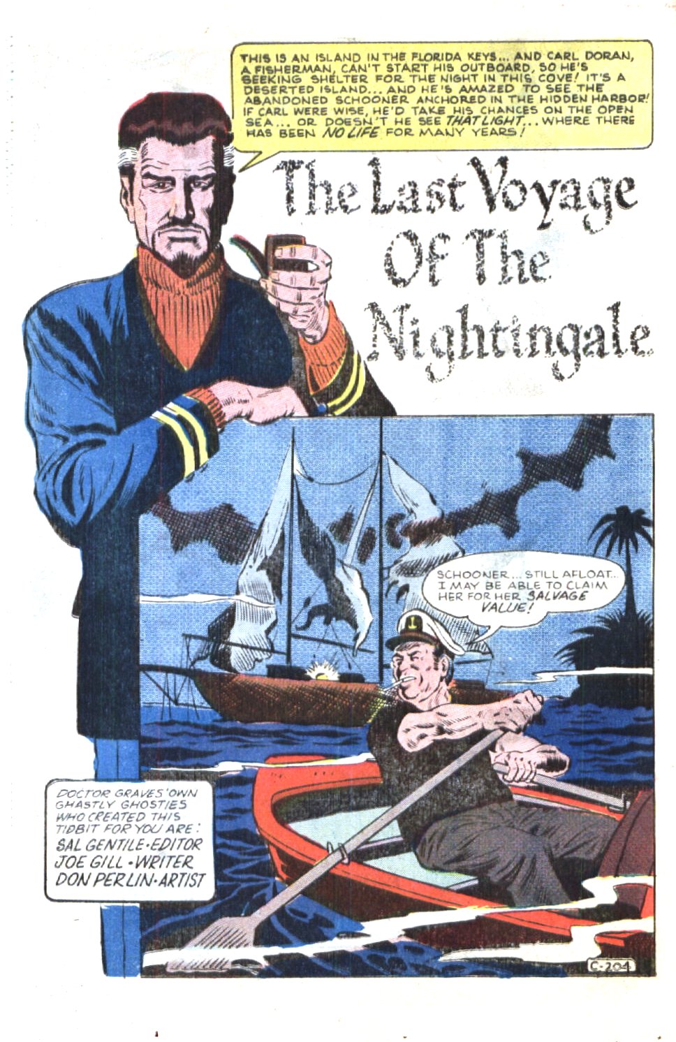 Four-Color Shadows: The Last Voyage of the Nightingale-Don Perlin-1969