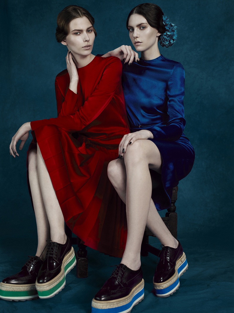 Lulalulera´s World: Monika Sawicka y Olga Ovchinnikova en IO Donna