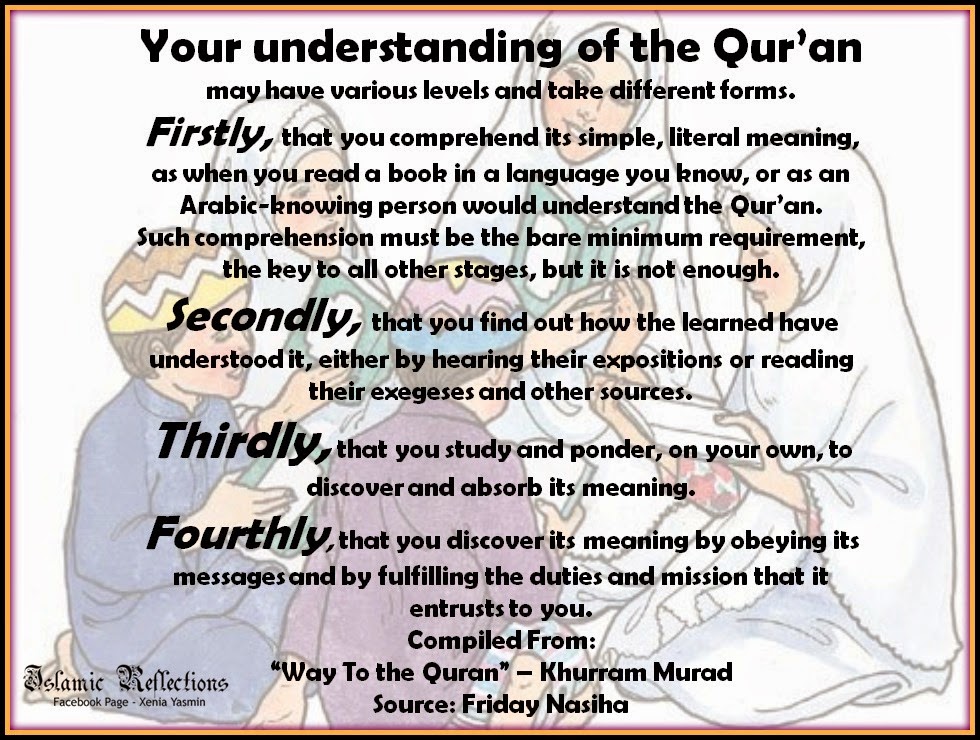 Lessons in Islam: The Two Levels of Understanding Quran