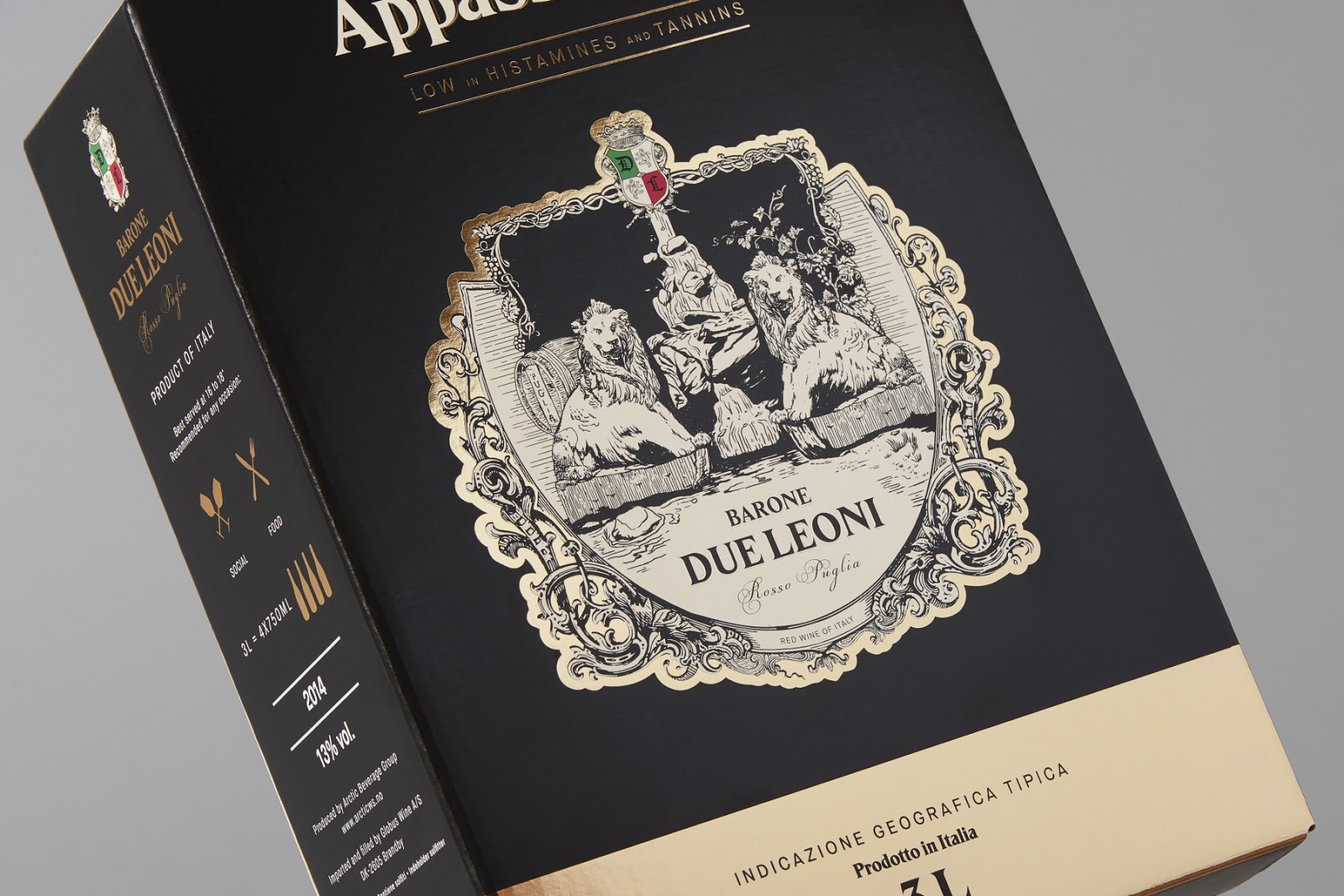 Barone Due Leoni on Packaging of the World - Creative Package Design ...