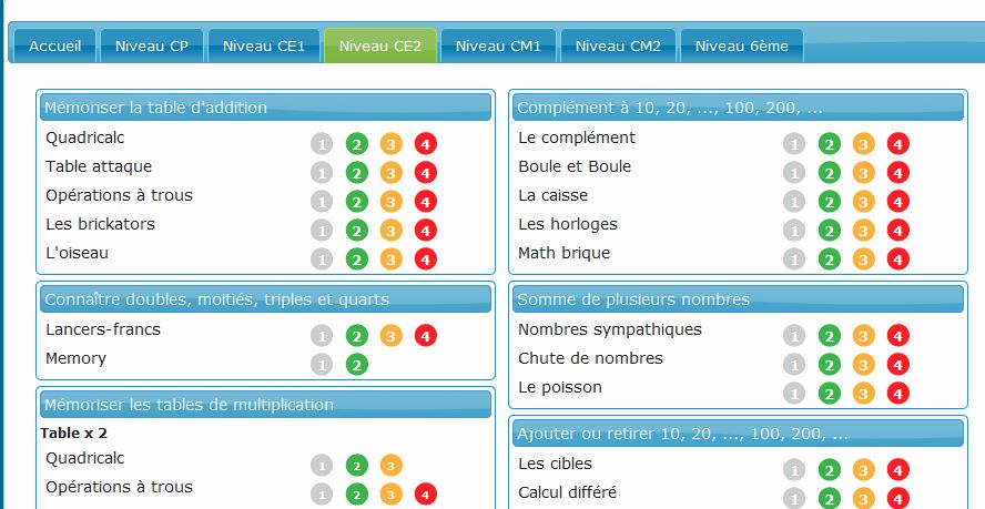 Entrainement au calcul mental: Calcul@tice - Outils numériques et ...
