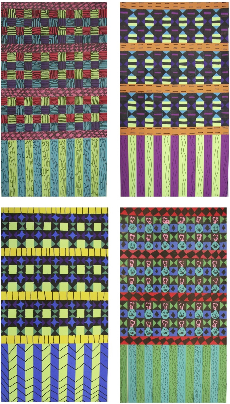 The Rolling Artroom: Paper Weaving Design (4-6 Grade)