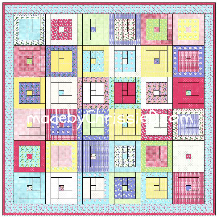 Chris Dodsley @mbCD: Just One Block - FQ Friendly Free Quilt Pattern ...