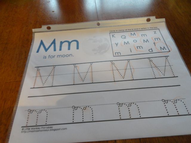 Izzie, Mac and Me: Preschool: Letter "M" Activities