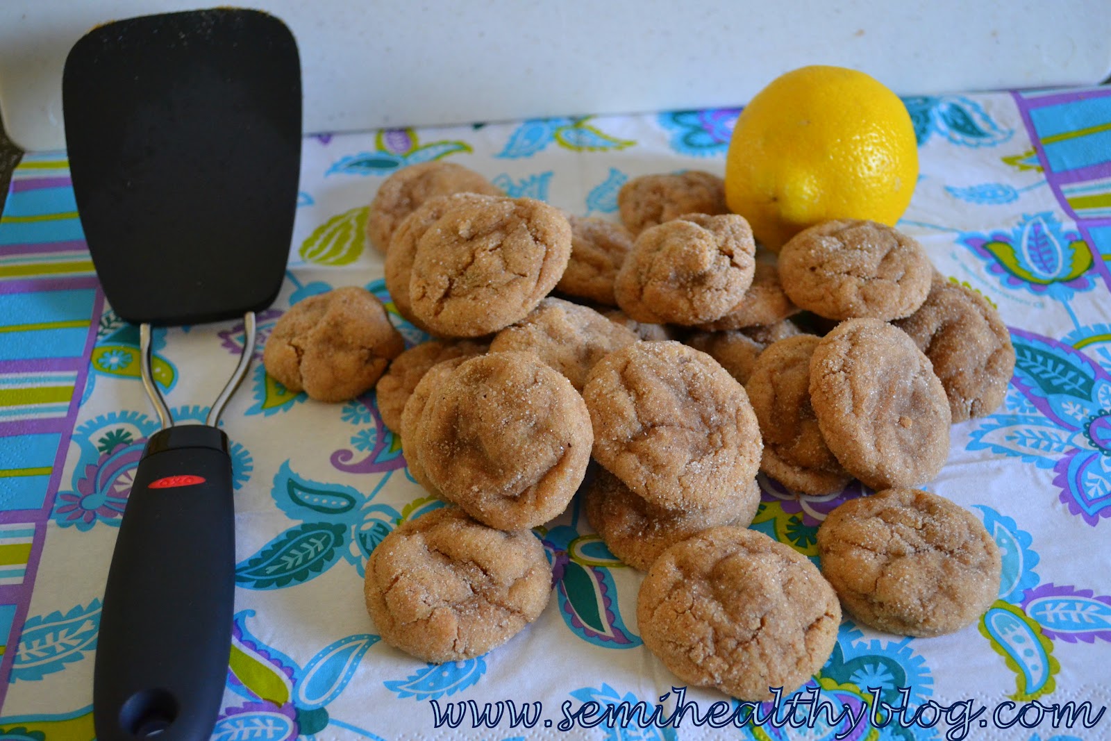 Whole Wheat Lemon Snickerdoodle Cookie