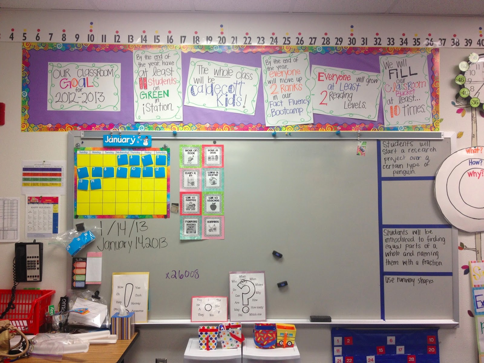 Pretty Little Pencils: Penguin Palooza & Classroom Goals