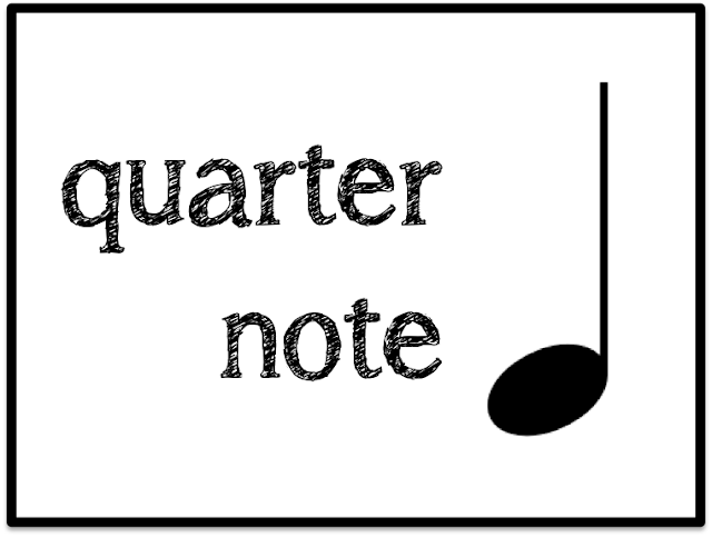 Quarter Note & Quarter Rest - Beth's Notes