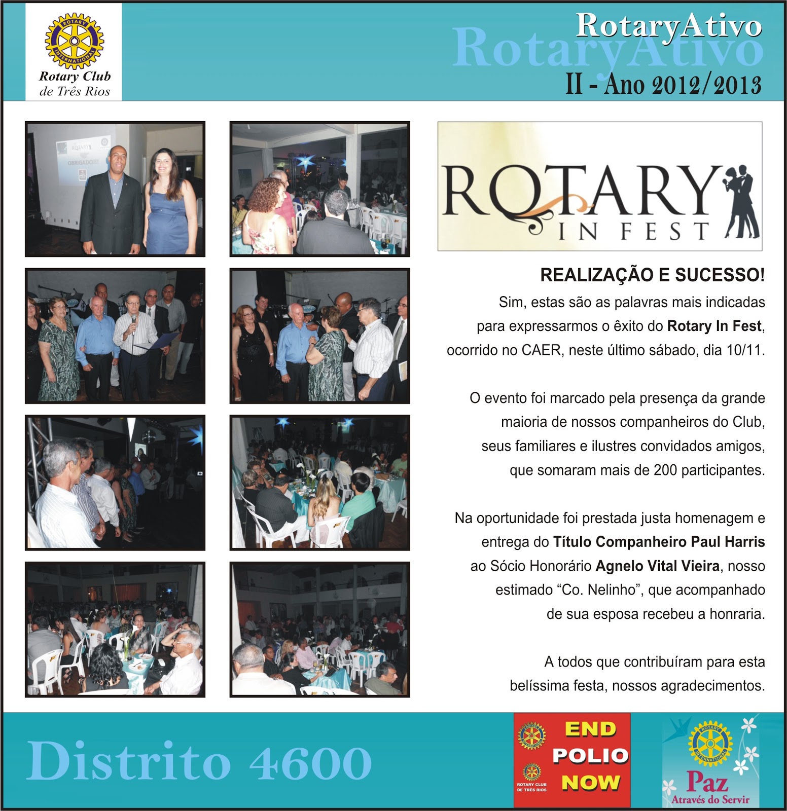 Distrito 4600 de Rotary International: Sucesso Absoluto o Rotary In ...