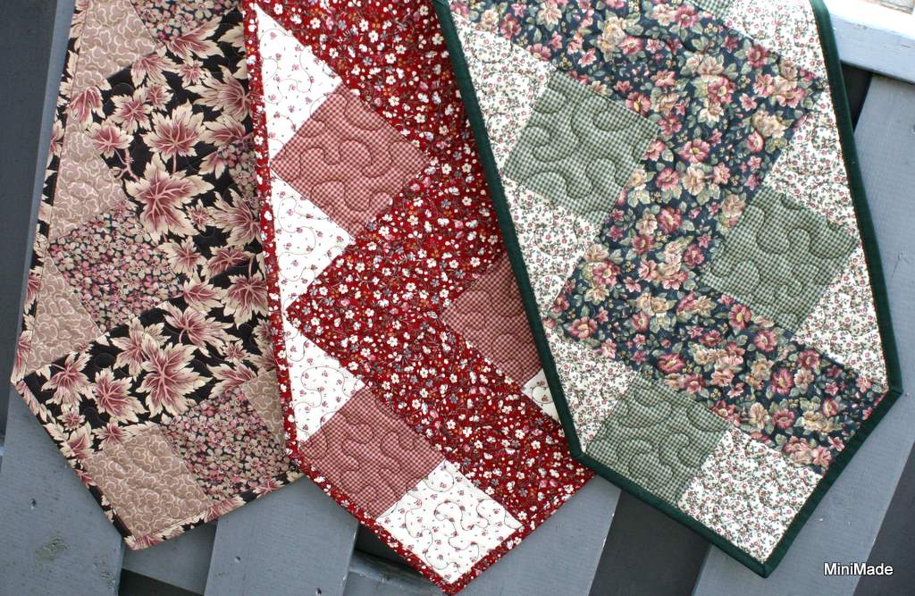 Miriam's Sewing Studio: Chevron Table Runners