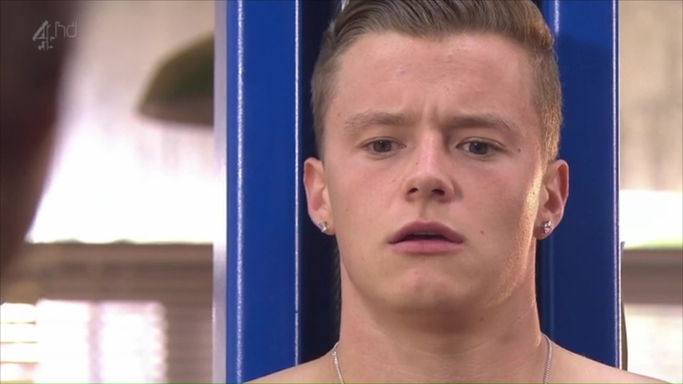 ausCAPS: Charlie Wernham shirtless in Hollyoaks