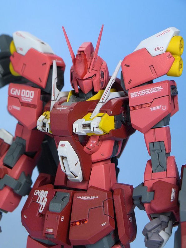 GUNDAM GUY: 1/144 GN-000RW GN Red Warrior - Custom Build
