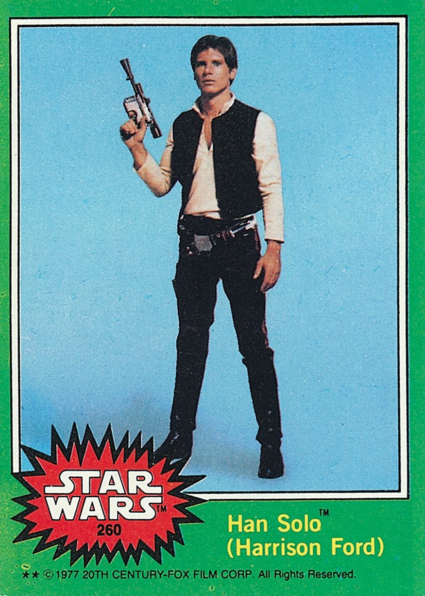 Han Solo (Harrison Ford) trading card