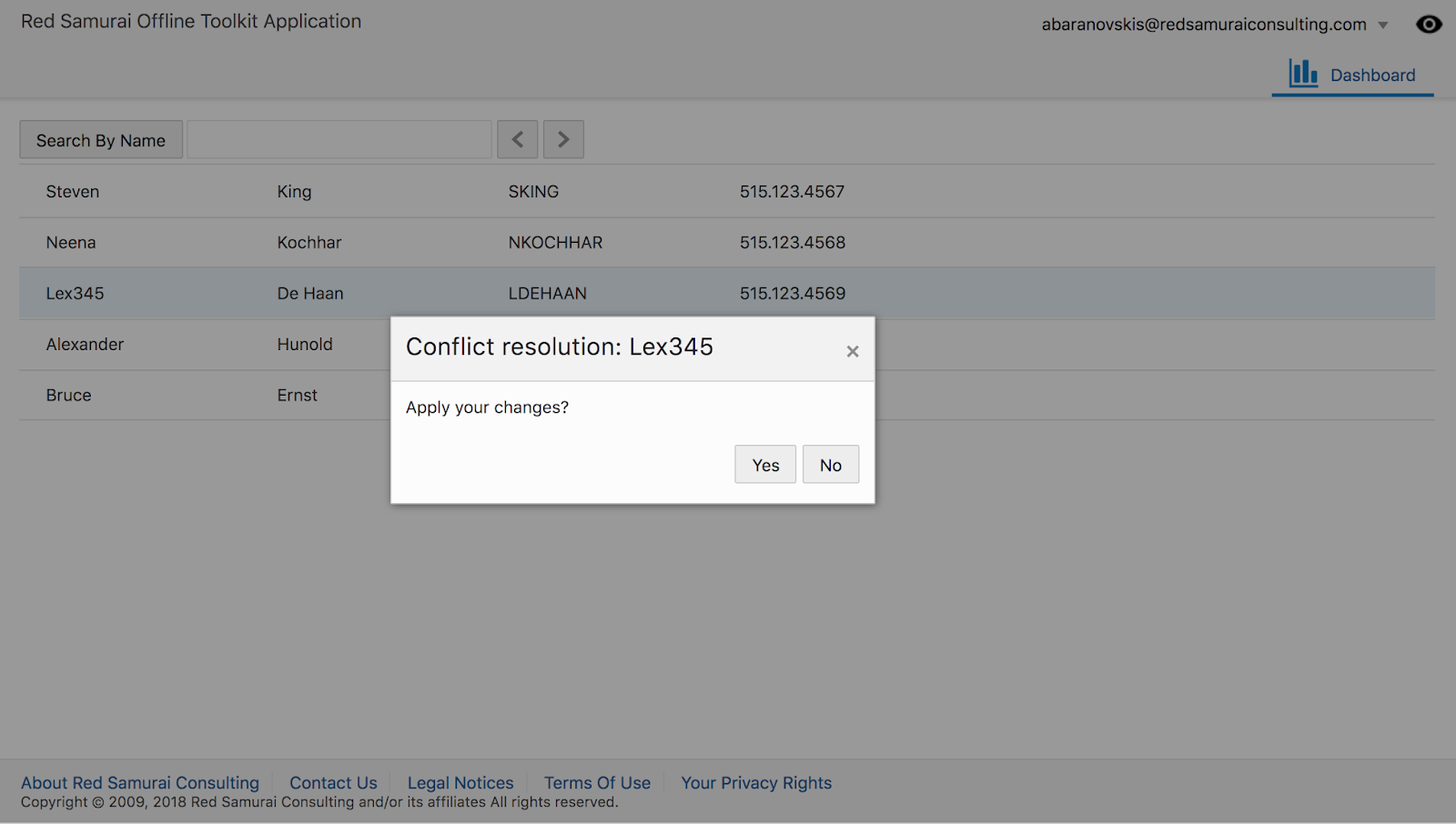 Andrej Baranovskij Blog Oracle Offline Persistence Toolkit Reacting To Replay Conflict