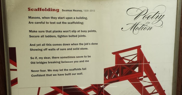 BillyBlog: Poetry in Motion: Scaffolding by Seamus Heaney