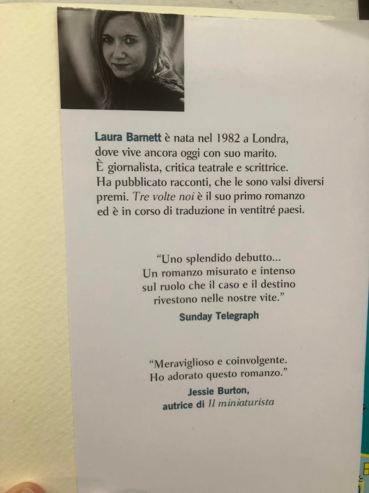 Sulle ali della libellula: LETTURE: TRE VOLTE NOI - Laura Barnett