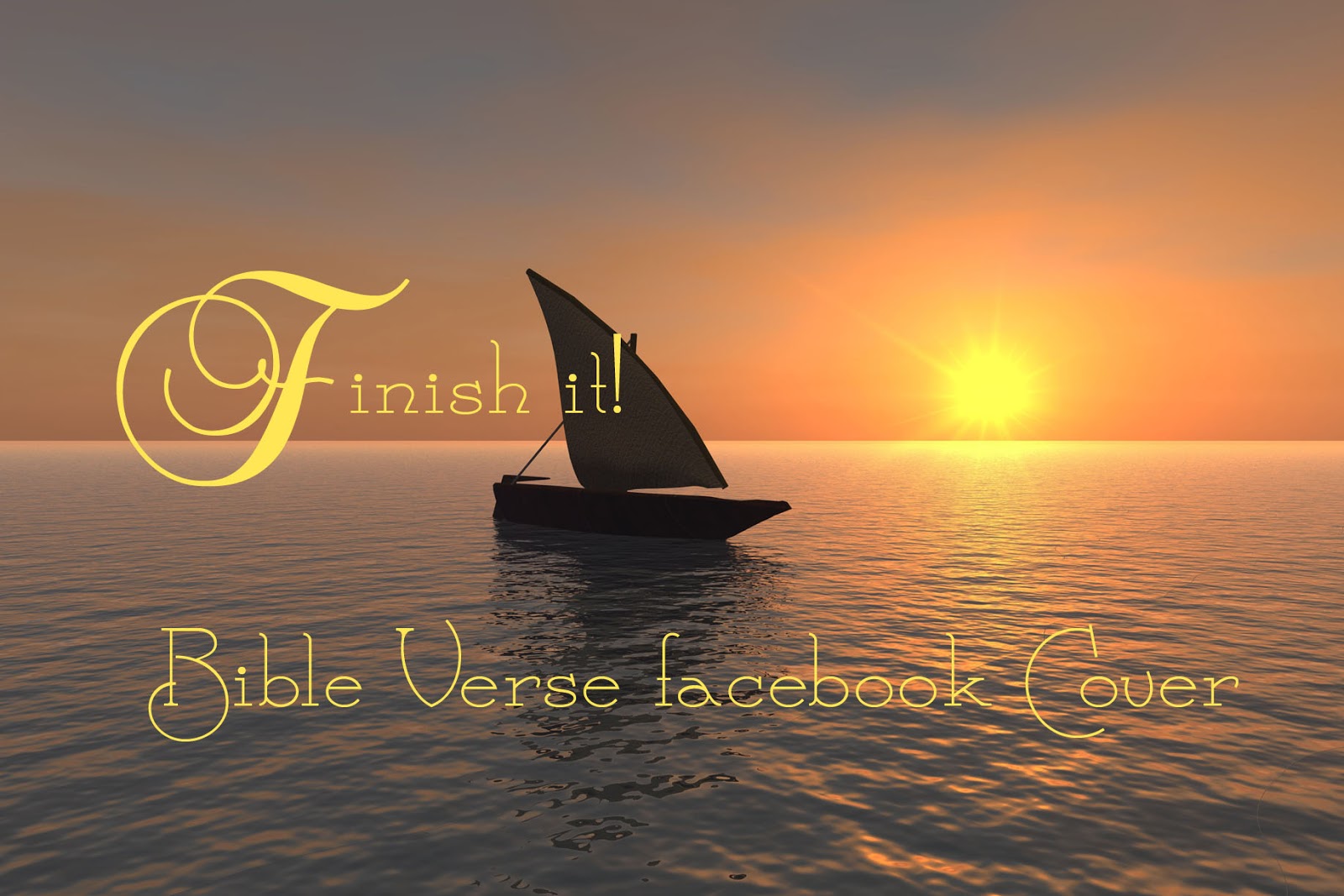 Summer Refreshment - Bible Verse facebook Cover #3