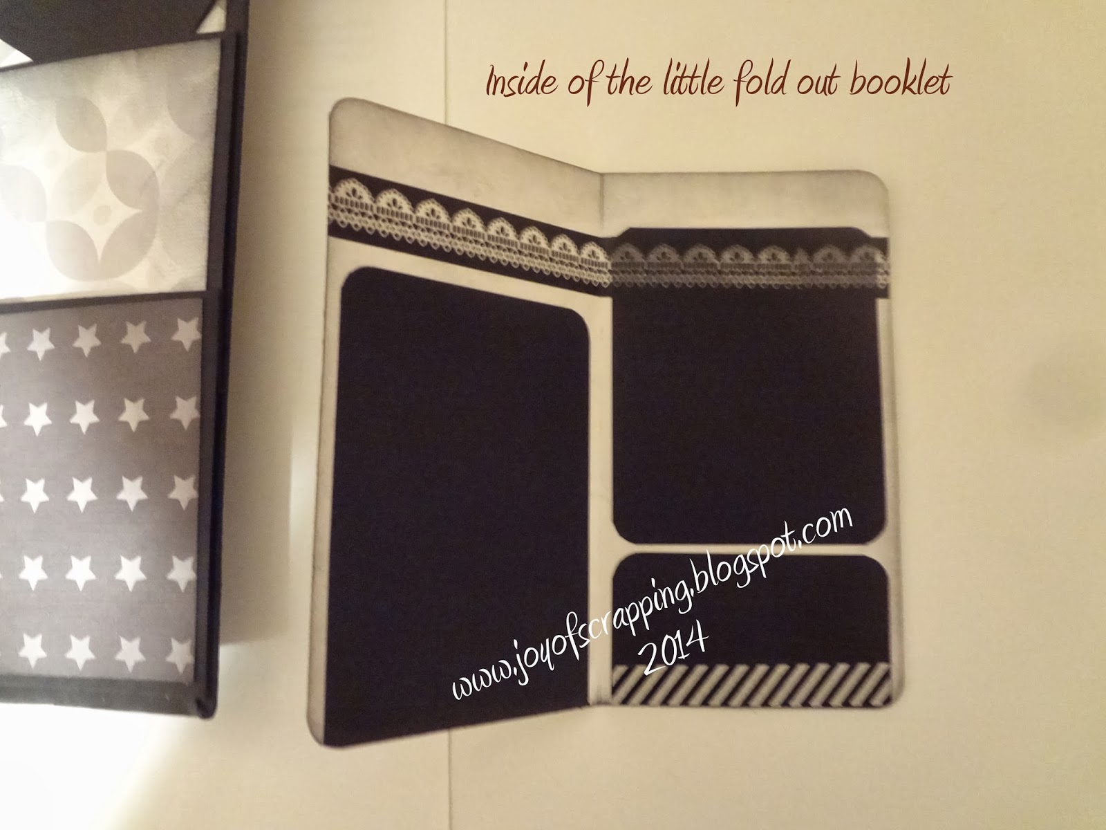 The Joy of Scrapping: Interactive Mini Scrapbook - "Flipped Out"