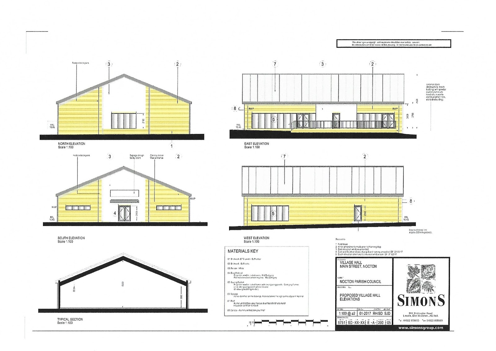 Nocton in Lincolnshire: Nocton Village Hall - redevelopment