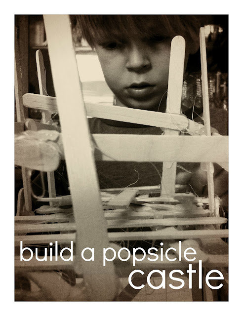 mamascout: make a popsicle stick castle