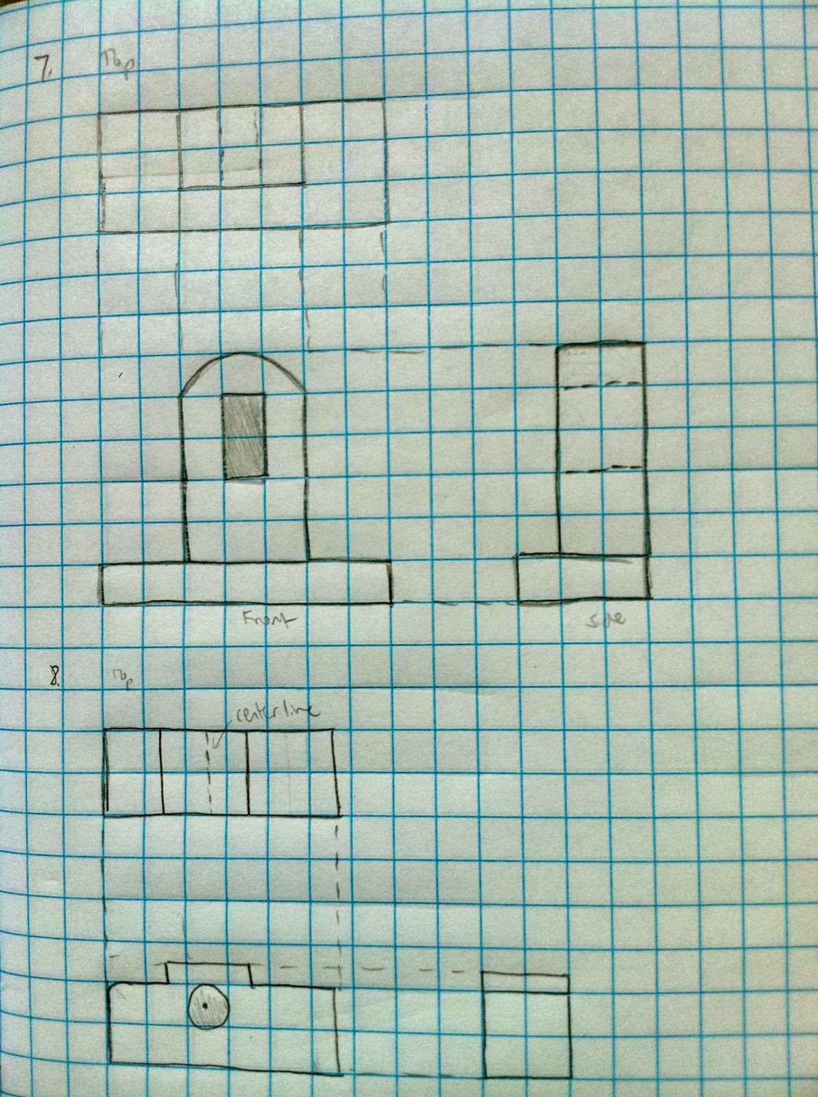 Pallavi's Digital Portfolio: Multiview Drawings