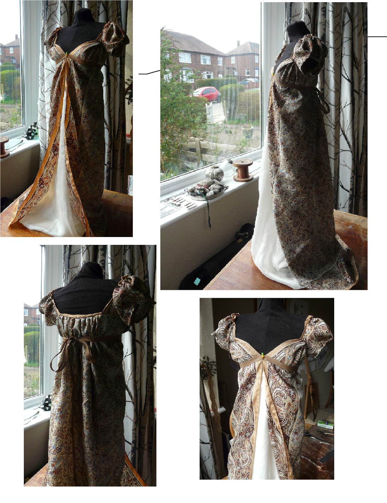 Regency sewing - it was tidy for 10 minutes.: Regency shawl dress, Gwen ...