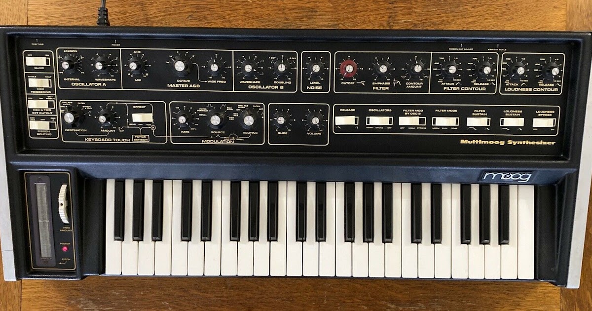 MATRIXSYNTH: Moog Multimoog Monophonic Analog Synthesizer SN 1383