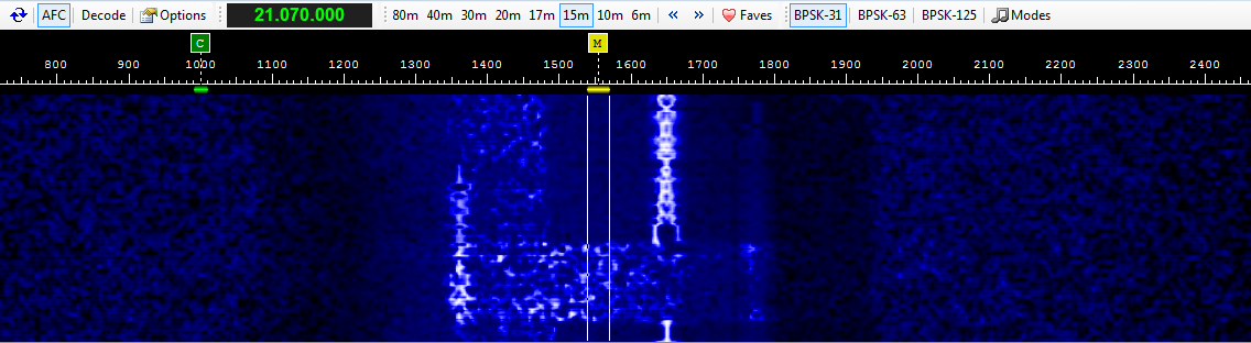 G8YPH: Tuning out QRM on datamodes using the Yaesu FT-450D with DM-780 ...