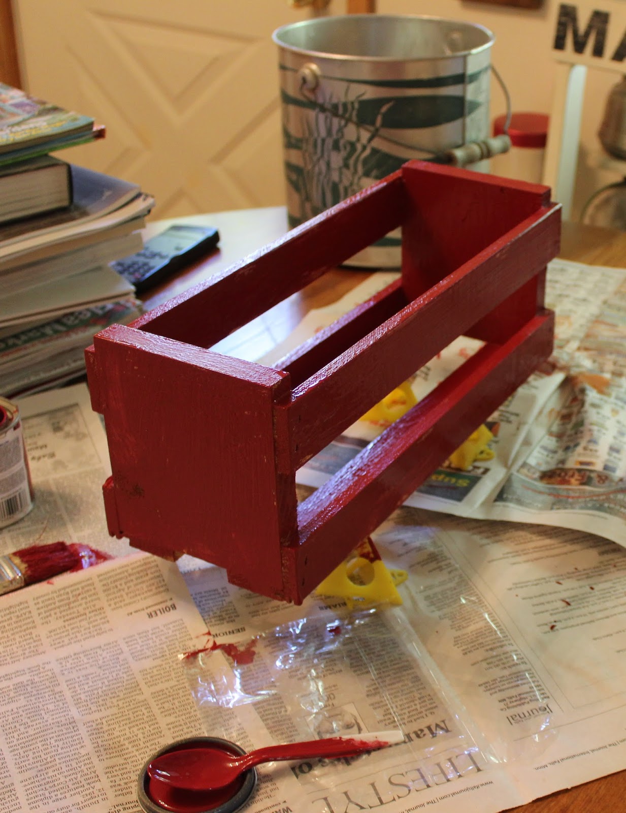 Thrift Shop "Four Little Pigs" Cutting Boards - Organized Clutter