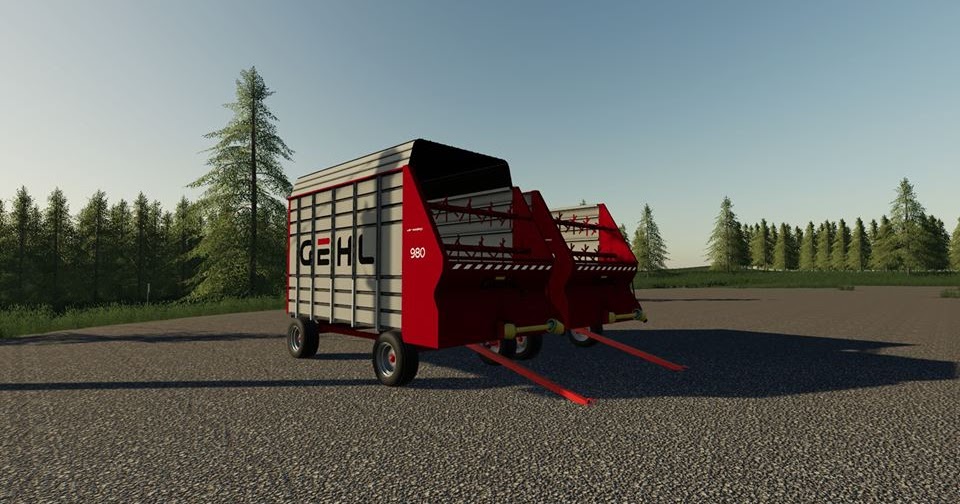 FS19 GEHL 980 box - FS 19 & 22 USA Mods Collection