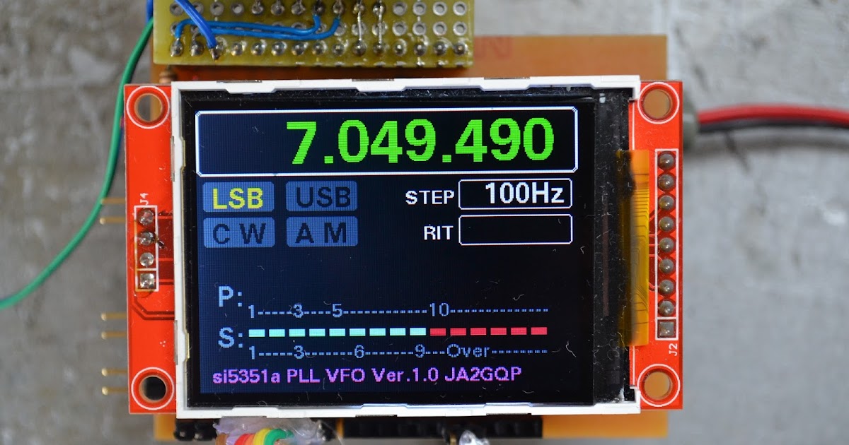 JA2GQP’s Blog: si5351a TFT VFO