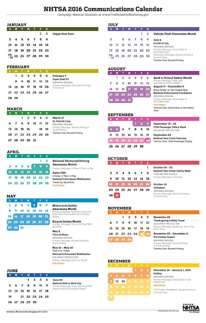 NHTSA-CommCalendar2016 - Pdf