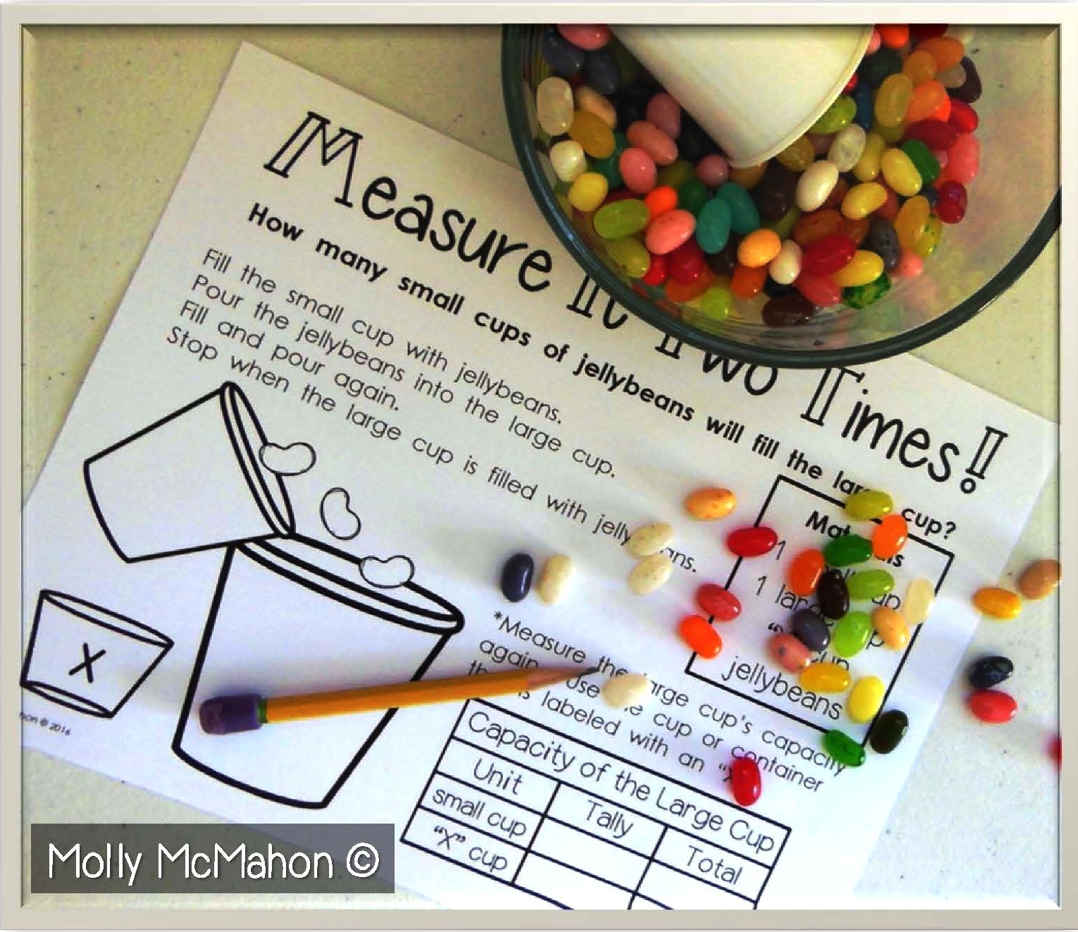 Lessons by Molly: Measuring Capacity Activity with Jellybeans . . . or ...