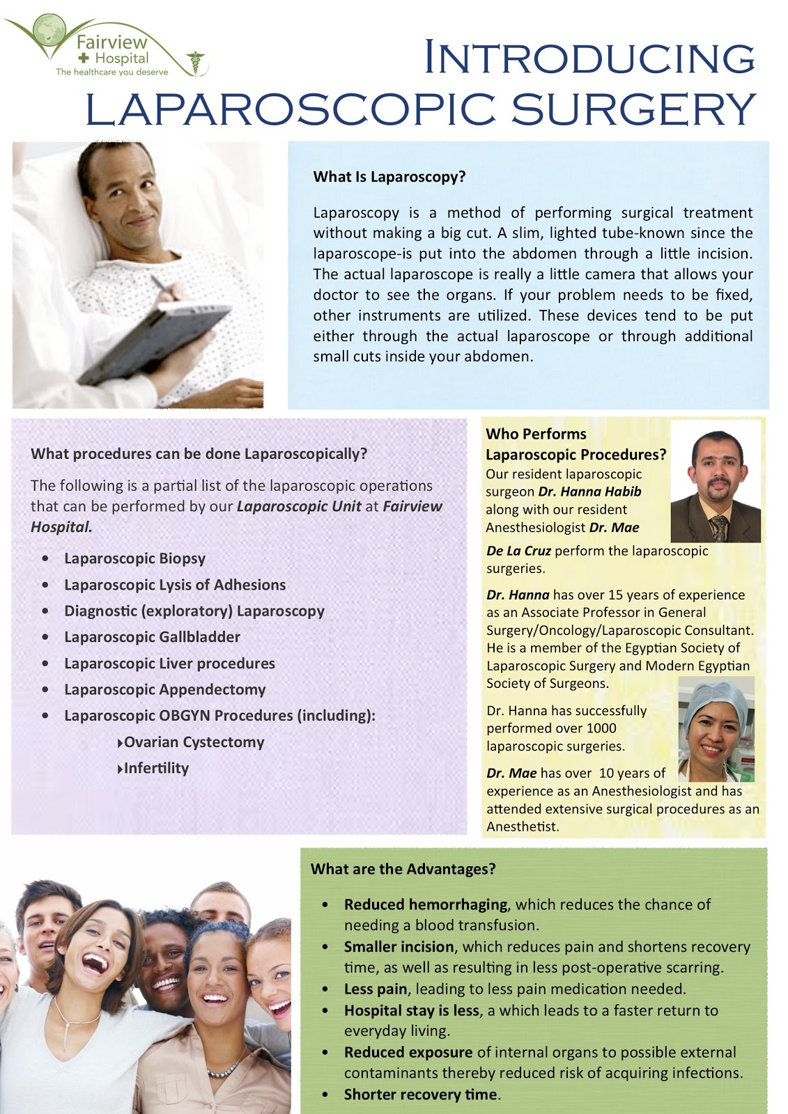 Laparoscopy Unit at Fairview Hospital, Zambia